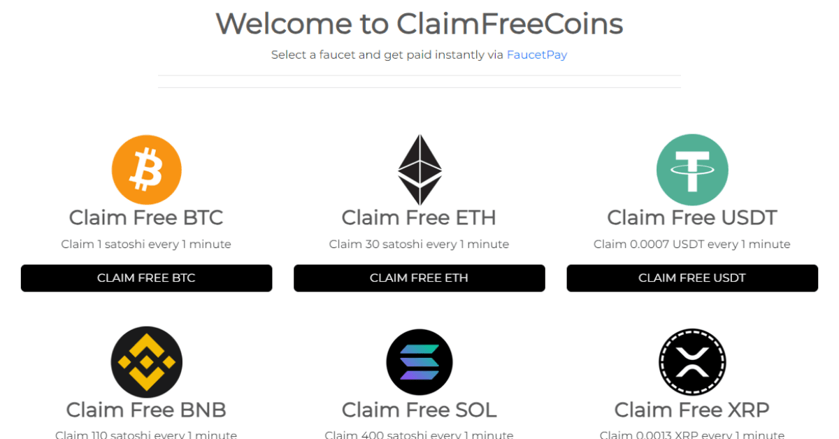 Claimfreecoins - Add To Cash